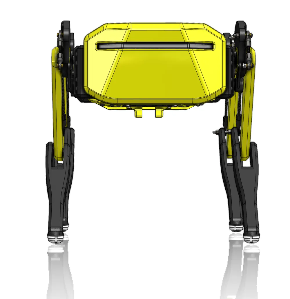 Quadruped II - v1,15 - Free 3D Print Model - MakerWorld