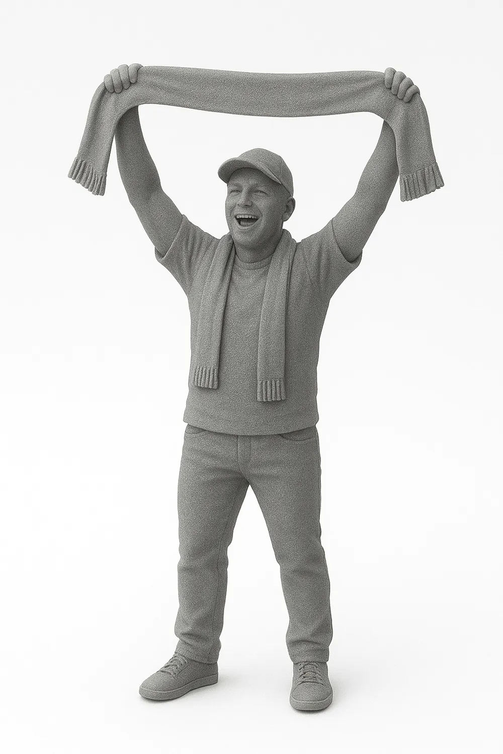 Fan Group Football 6 People H0 - Free 3D Print Model - MakerWorld