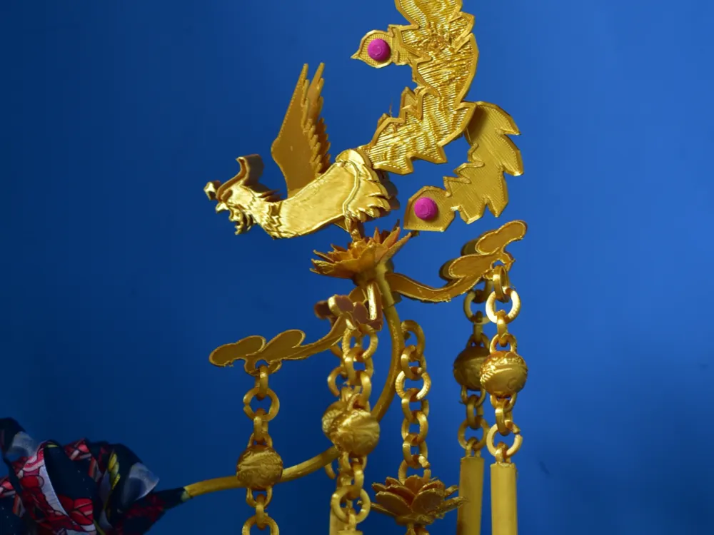 Buyao (Chinese ancient headdress, A1 mini printable) - Free 3D Print ...