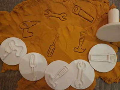 clay stamps tools - Free 3D Print Model - MakerWorld