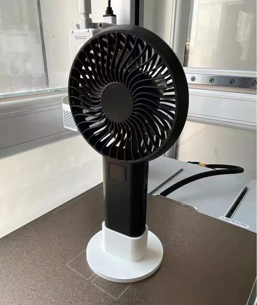 Handheld Fan Desktop Base - Free 3D Print Model - MakerWorld