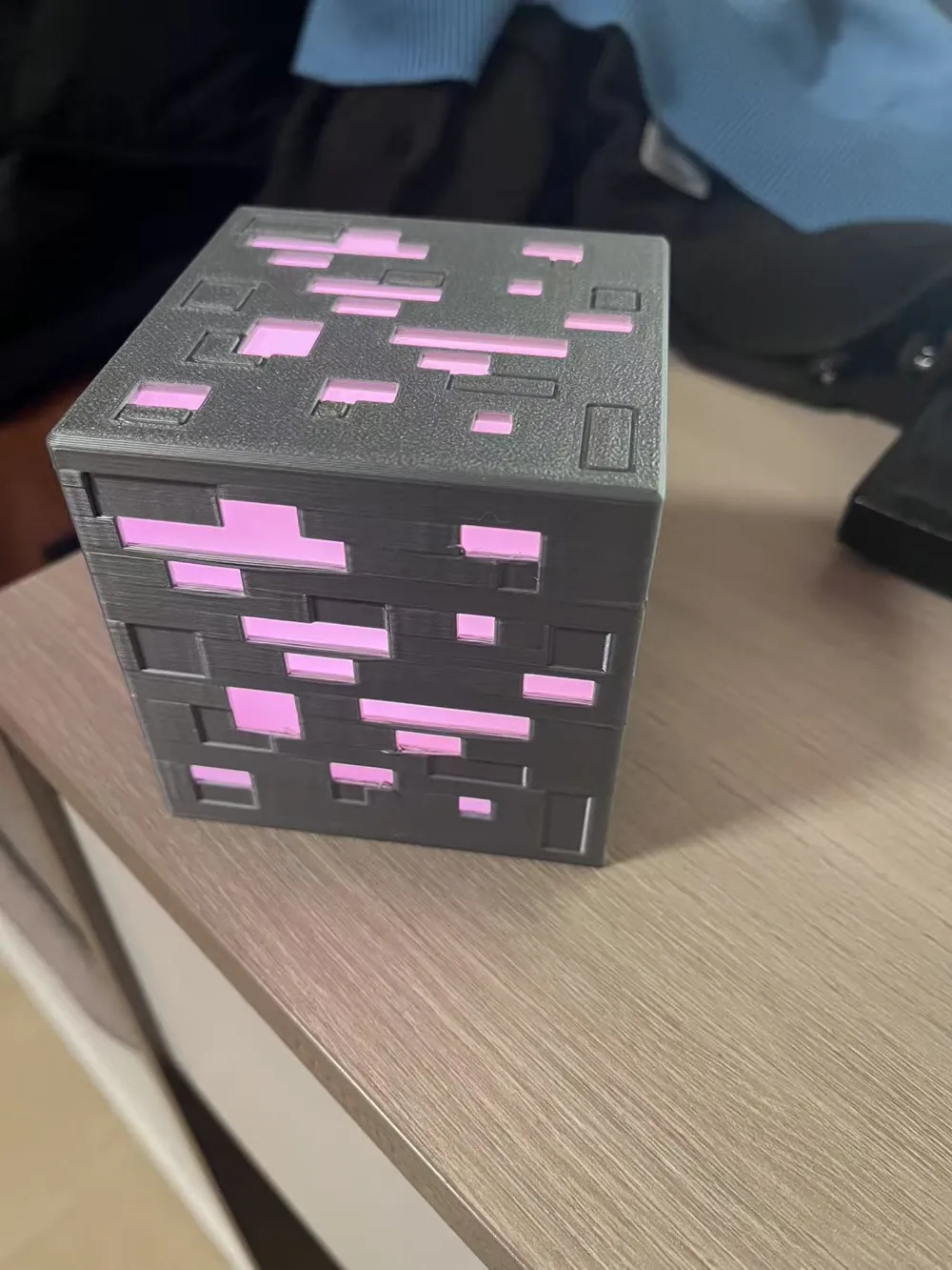 Minecraft Ore Lamp RGB Version - Free 3D Print Model - MakerWorld