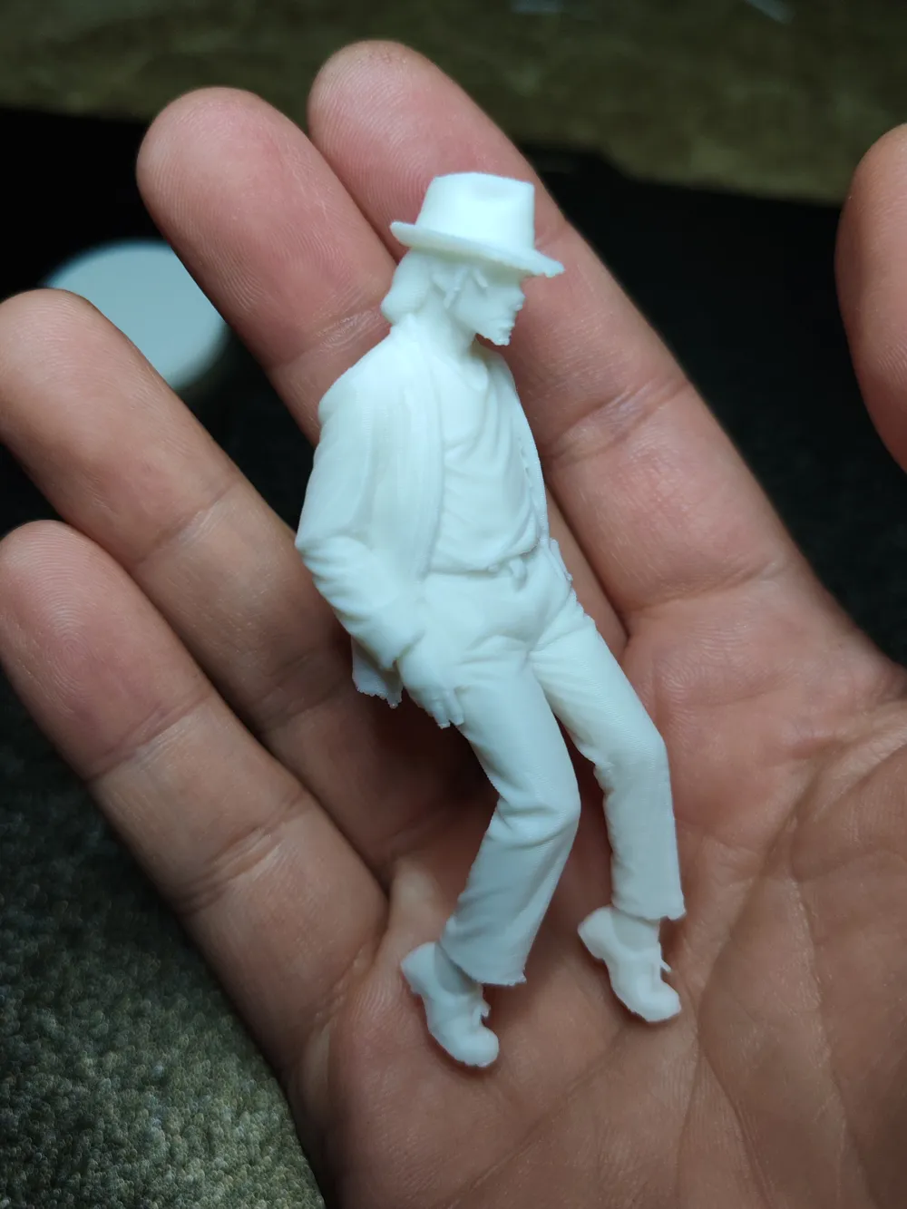 MJ classic iconic move moonwalk figure ornament - Free 3D Print Model ...