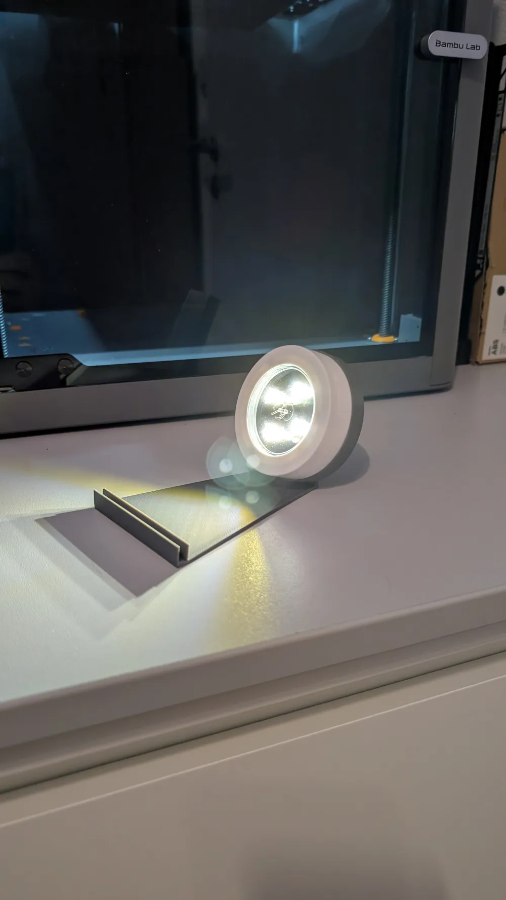 Lithophane LED Puck - Free 3D Print Model - MakerWorld