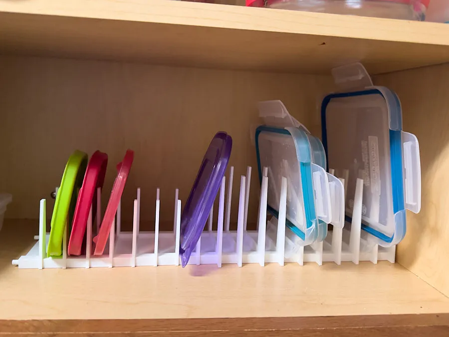 Food Container Lid Organizer - Free 3D Print Model - MakerWorld