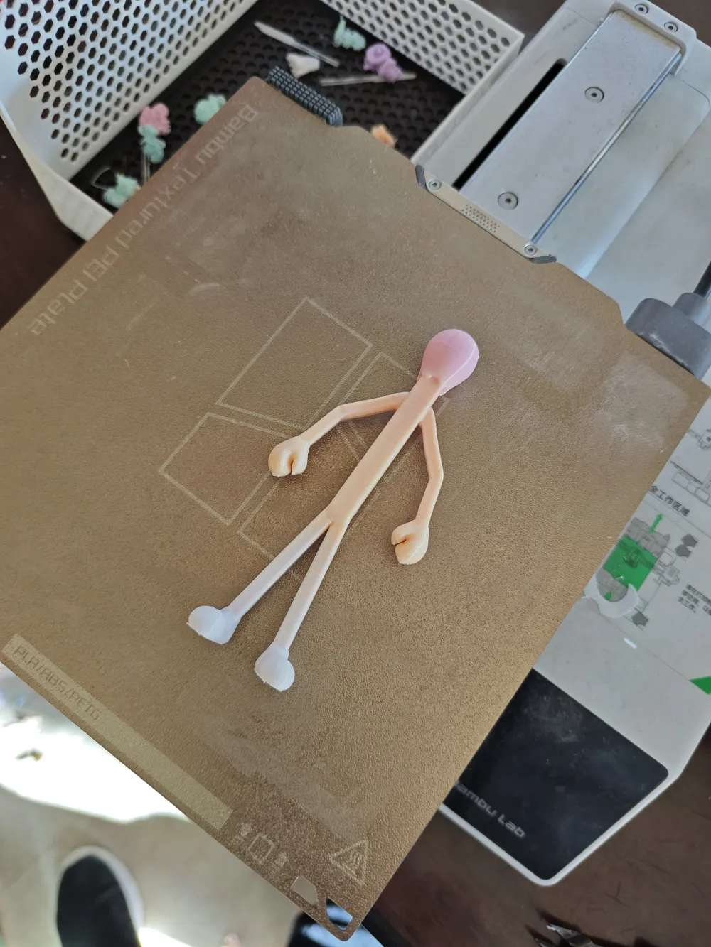 Stickman Matchstick Figure Ornament Toy Decoration Print in Place ...
