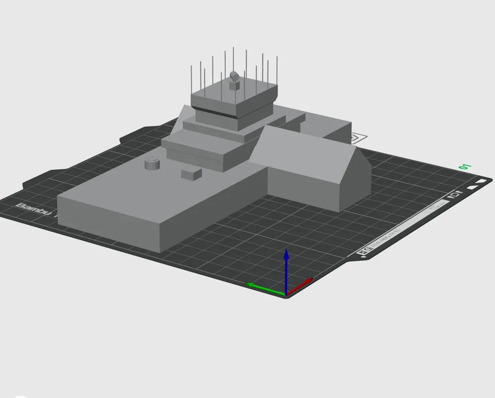 Greenville Downtown Airport ATC Tower/Terminal - Free 3D Print Model ...