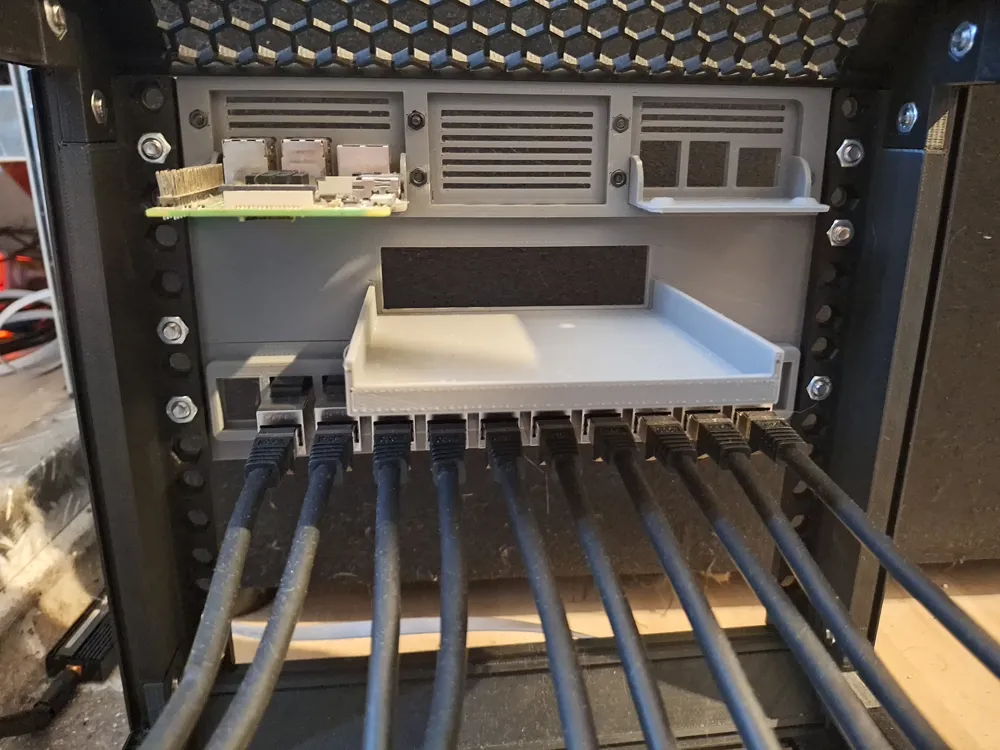 10" TP-Link TL-SG105 Rack Mount - Free 3D Print Model - MakerWorld