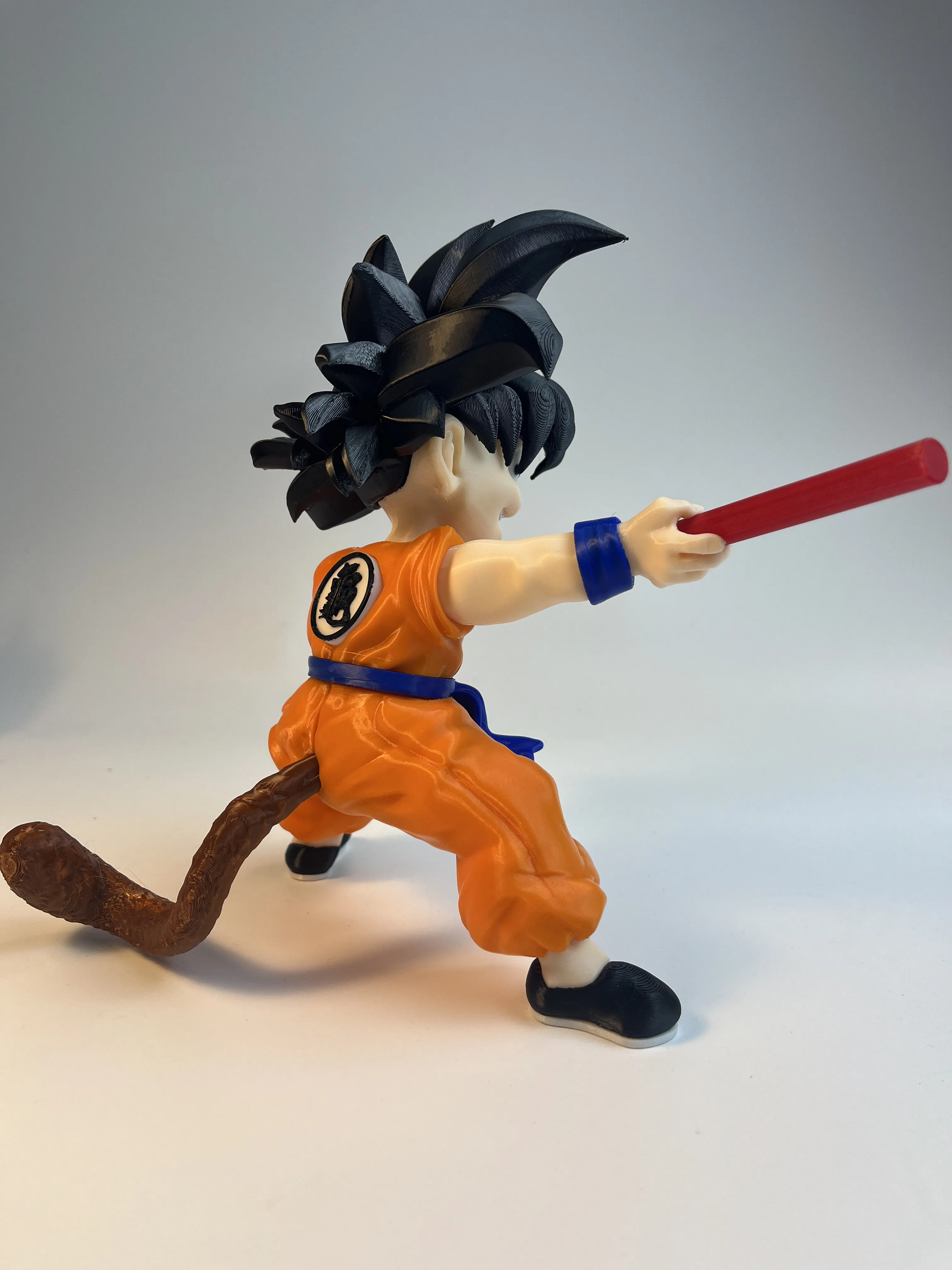 Dragon Ball-Stick Little Goku - Free 3D Print Model - MakerWorld