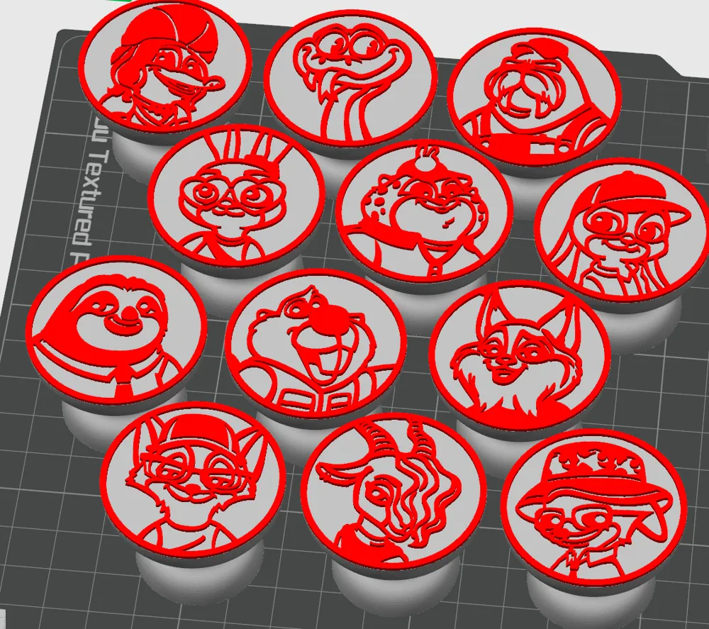 Zootopia 2 Stamp - Free 3D Print Model - MakerWorld