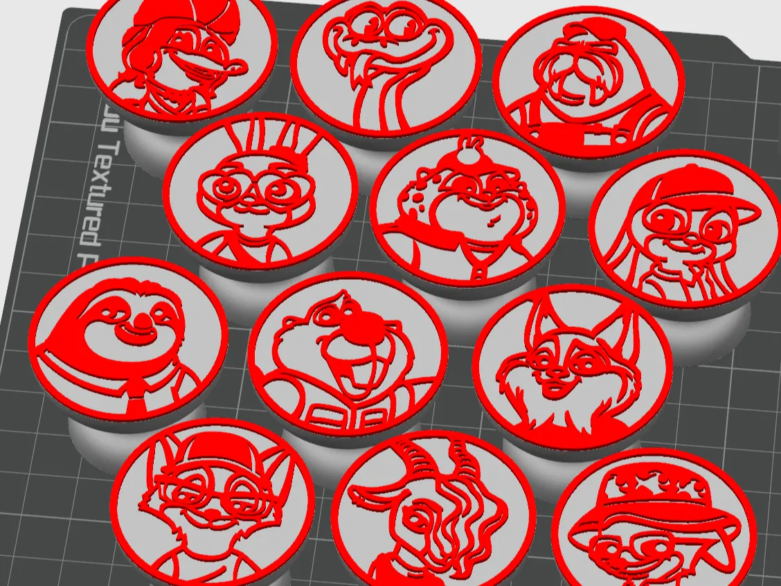 Zootopia 2 Stamp - Free 3D Print Model - MakerWorld