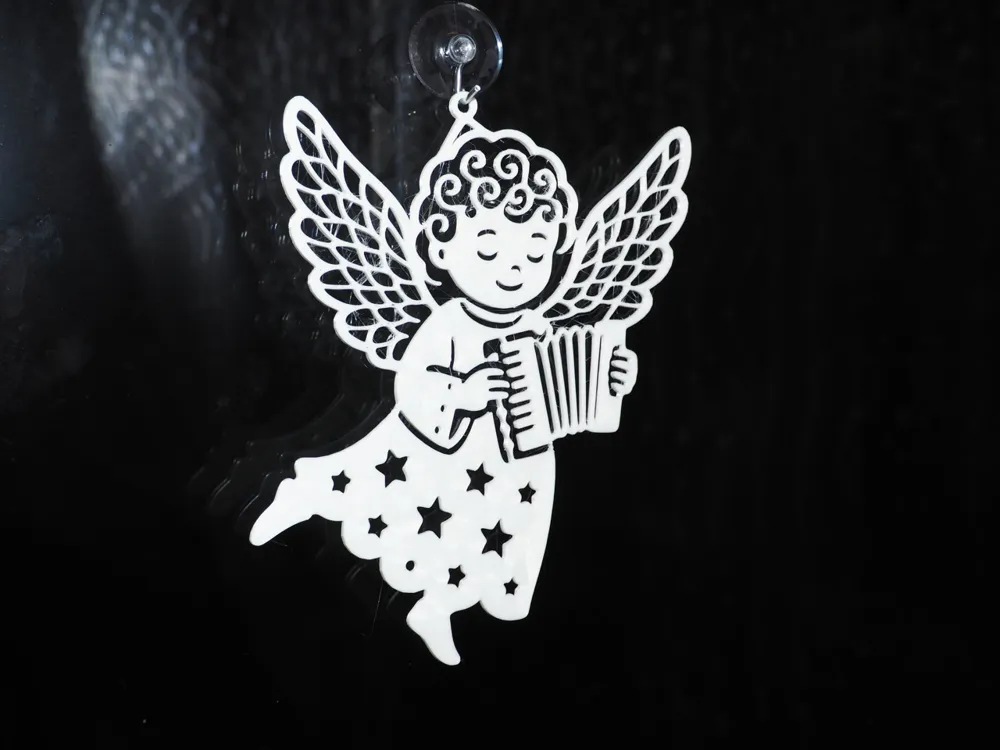 Angel Christmas Tree Window Decoration Ornament by Stary_Murchlak ...