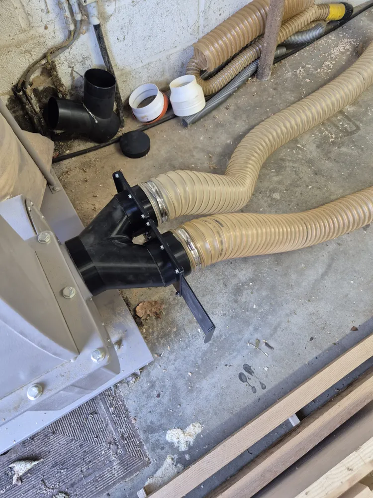 Y-Splitter / Y-Connector 124mm to 2 x 100mm - Free 3D Print Model ...