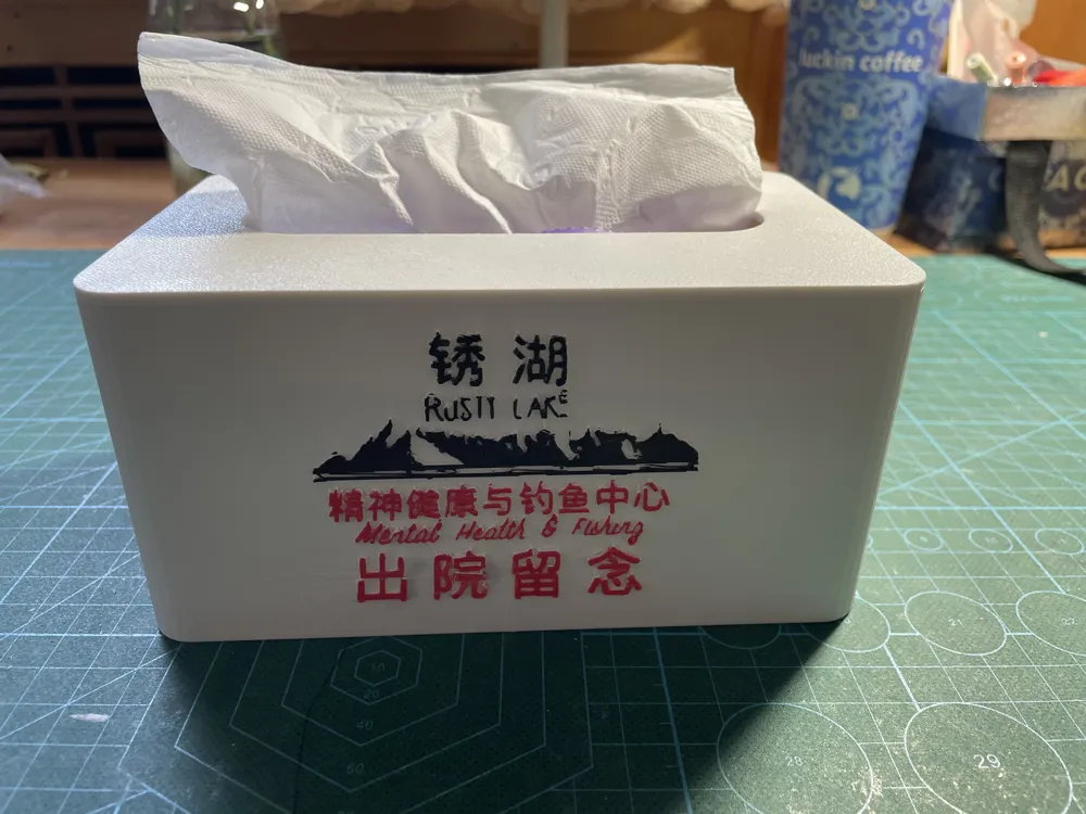 Boîte à mouchoirs souvenir de sortie de l'asile de Rusty Lake - Modèle ...