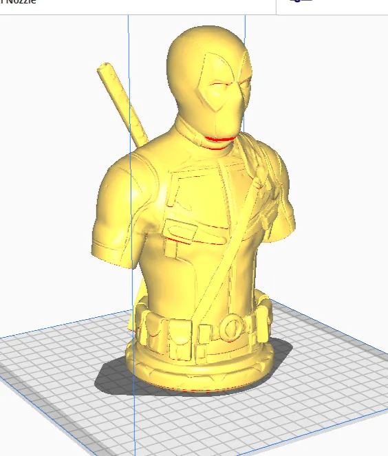 Deadpool bust - Free 3D Print Model - MakerWorld