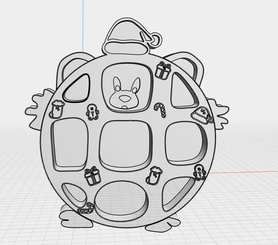 Tom and Jerry - Waffle Jerry Christmas Edition - Free 3D Print Model ...