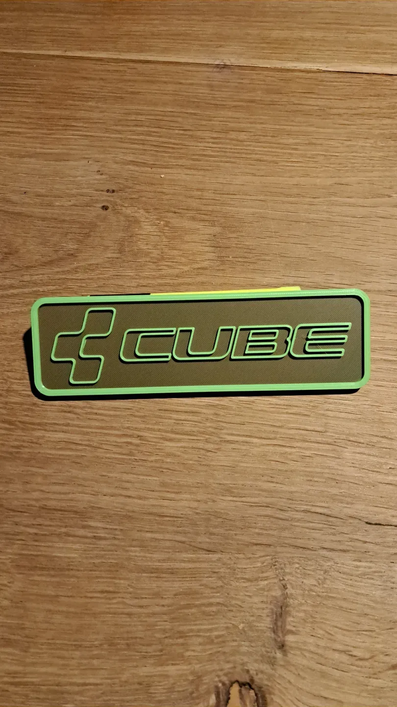 Cube Bike Logo - Free 3D Print Model - MakerWorld