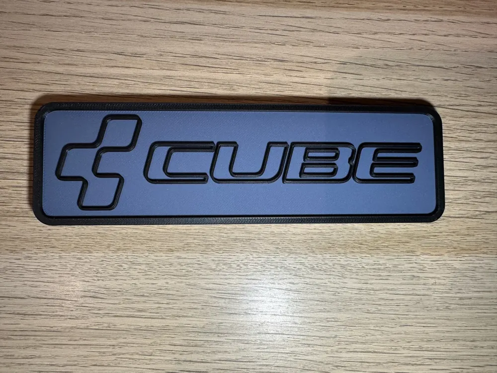 Cube Bike Logo - Free 3D Print Model - MakerWorld