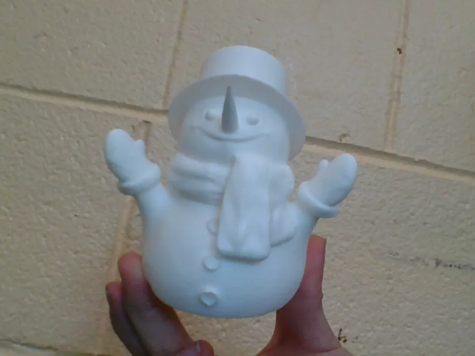 Cute Snowman Decor by Dude MakerWorld: Download Free 3D Models