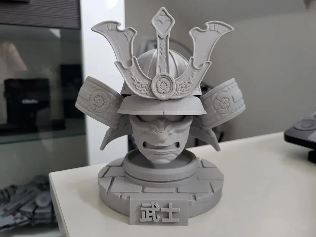 Samurai bust by user_2929556612 MakerWorld: Download Free 3D Models