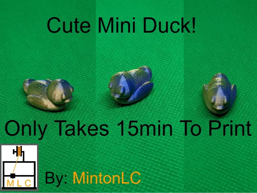 Mini Duck - Free 3D Print Model - MakerWorld