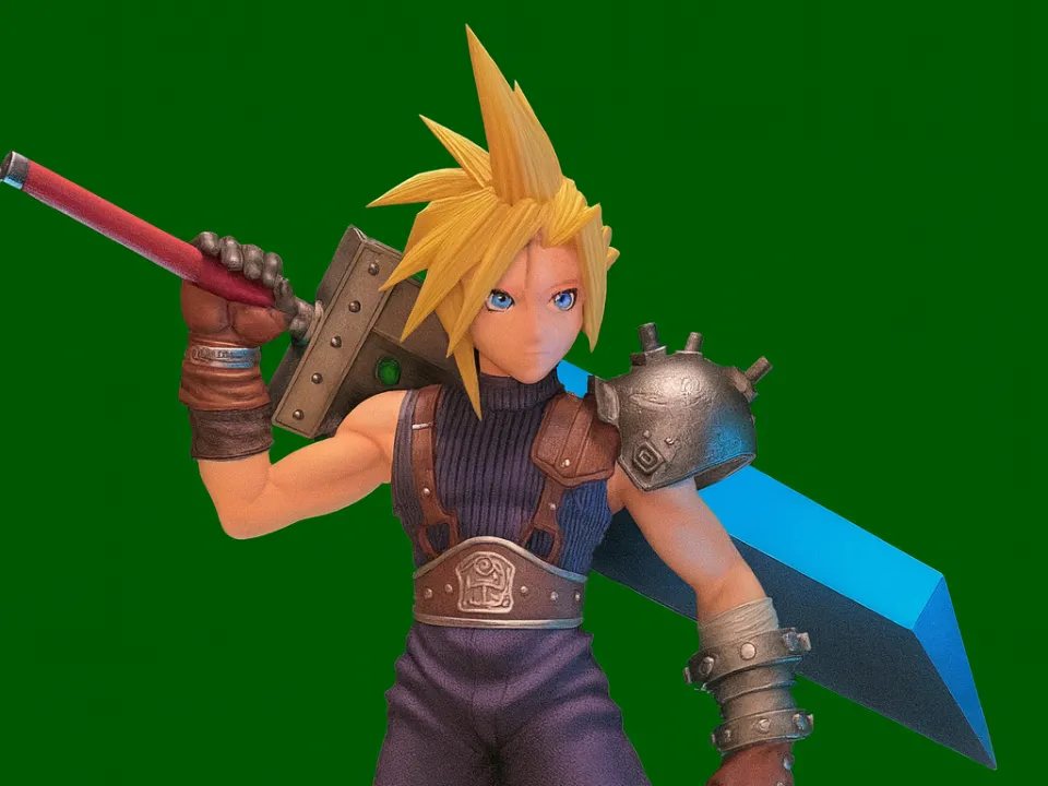 CLOUD STRIFE FF7 - Free 3D Print Model - MakerWorld