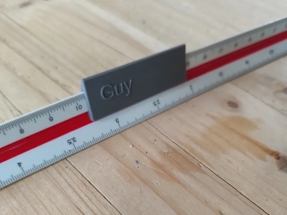Mark for scale ruler - Free 3D Print Model - MakerWorld