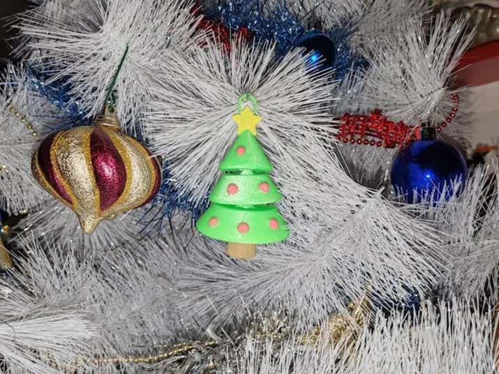 Christmas tree magnet and ring by CrisArte MakerWorld: Download Free 3D ...