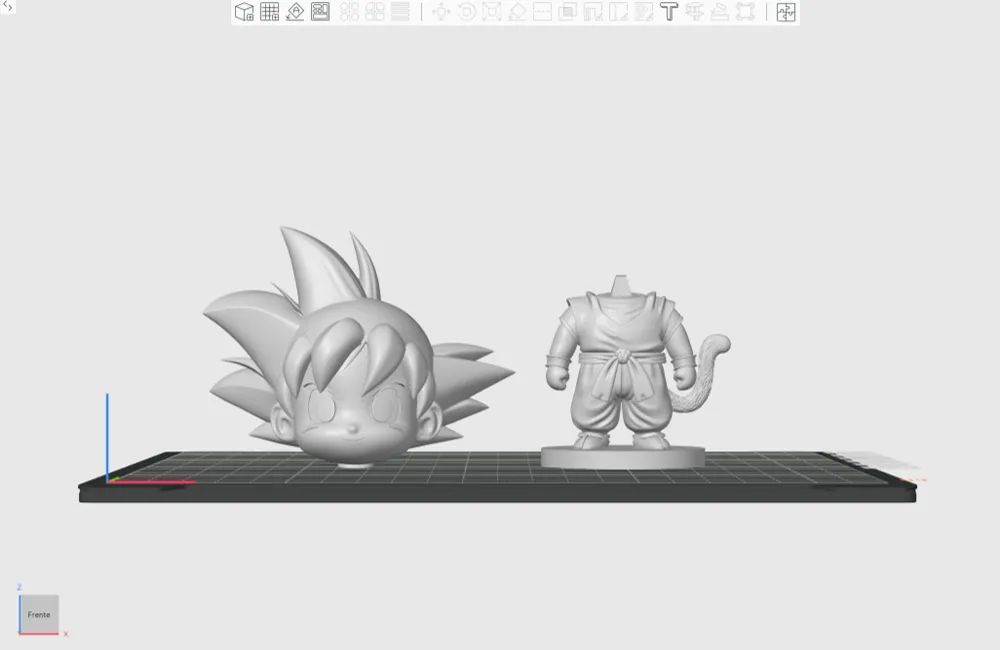 Kid Goku Chibi – Stylized 3D Model - Free 3D Print Model - MakerWorld