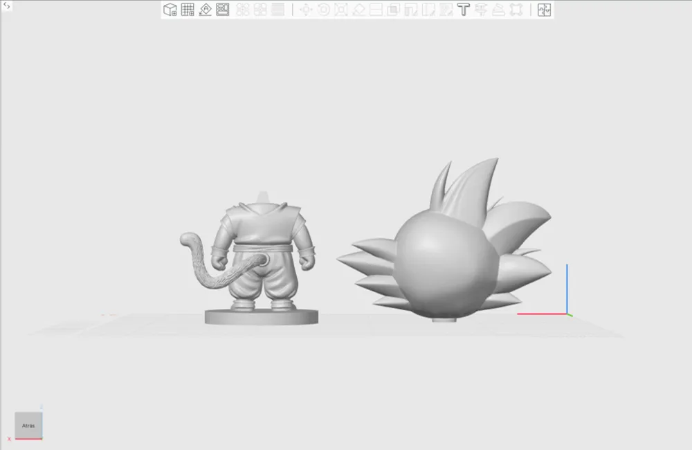 Kid Goku Chibi – Stylized 3D Model - Free 3D Print Model - MakerWorld