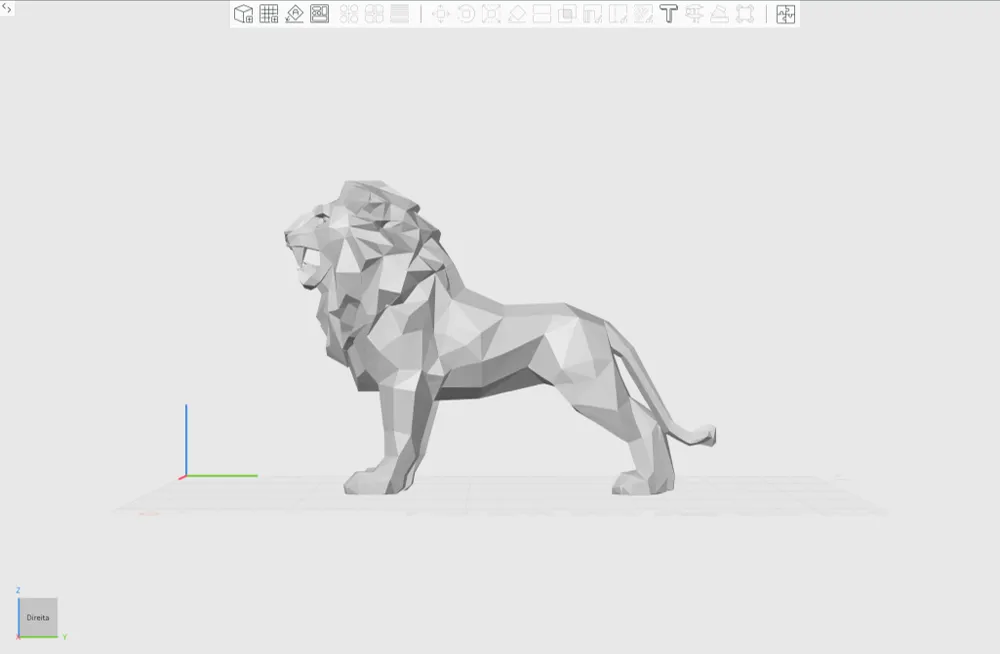 Low Poly Lion – Stylized 3D Model by William Lins MakerWorld: Download ...