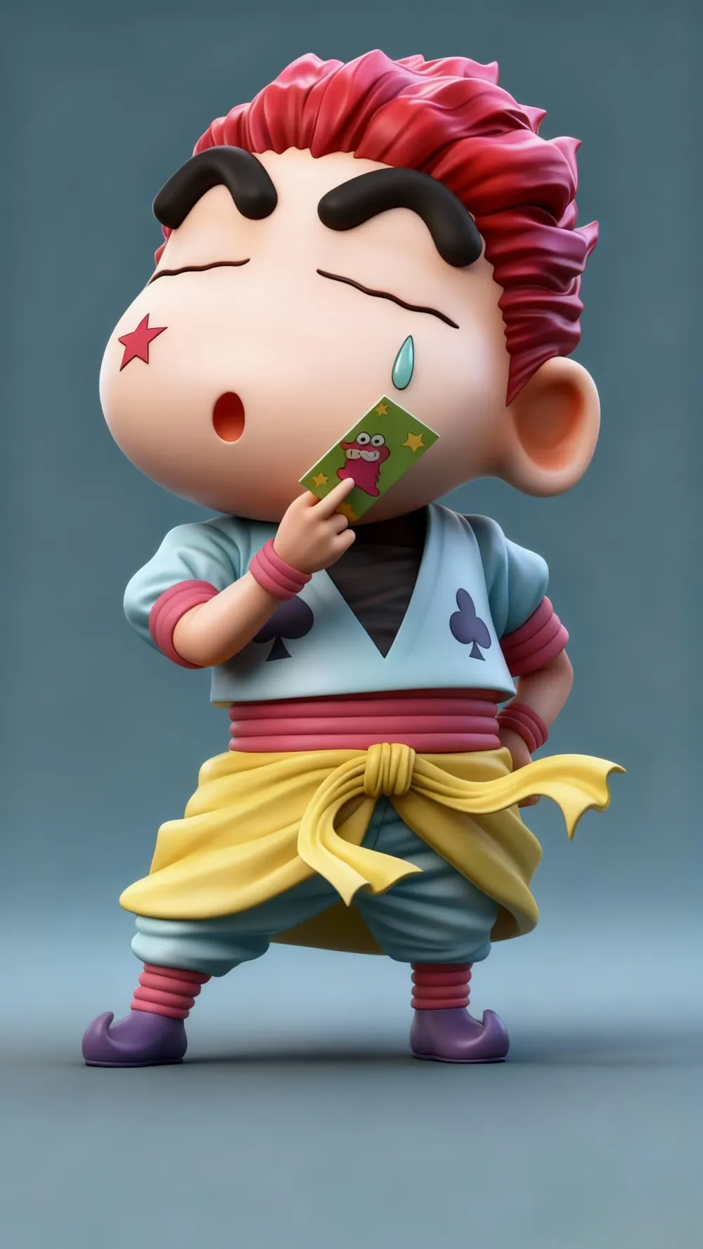 Hunter x Hunter Hisoka Crayon Shin-chan - Free 3D Print Model - MakerWorld