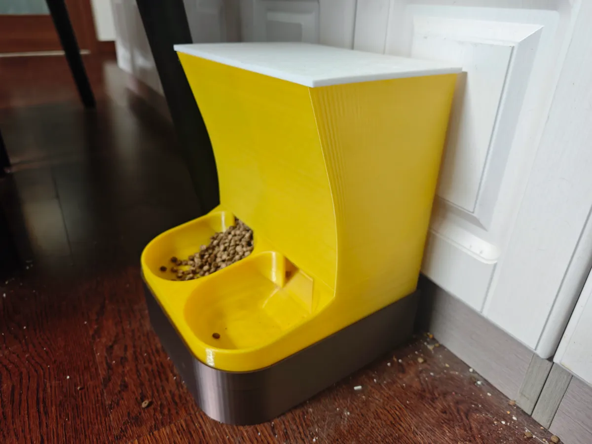 (Optimized Model) Extra Large Cat Bowl Cat Food Feeder with Separate ...