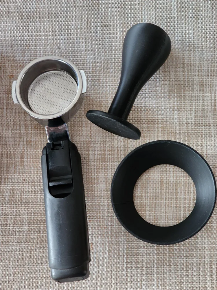 A coffee funnel and tamp - Free 3D Print Model - MakerWorld