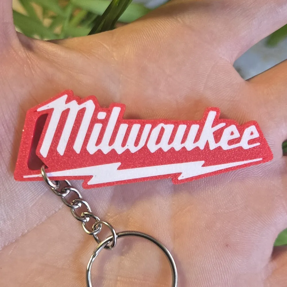 Milwaukee Keychain - Free 3D Print Model - MakerWorld