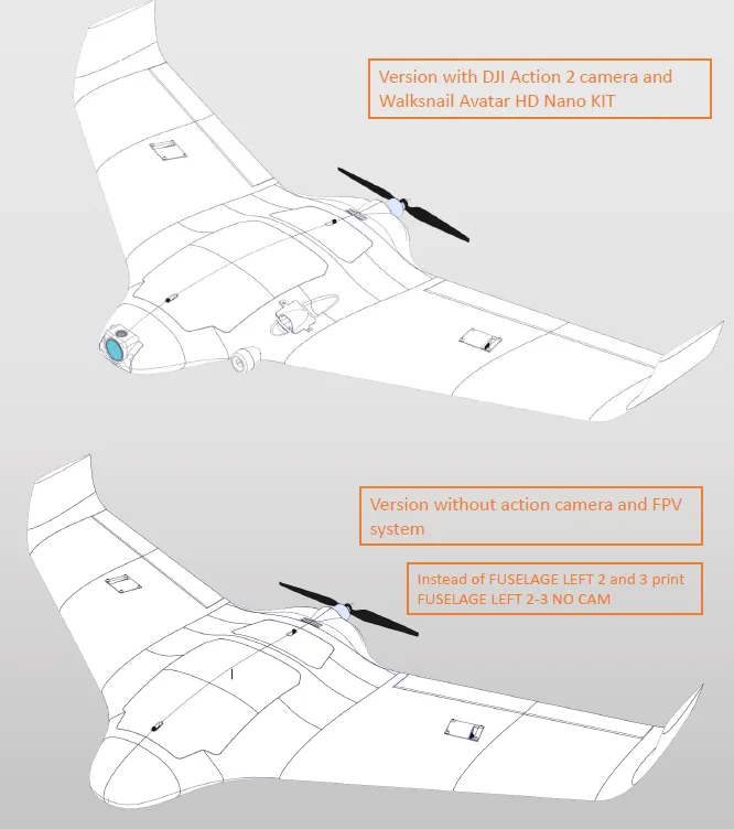 Skat-1 UAV - Free 3D Print Model - MakerWorld