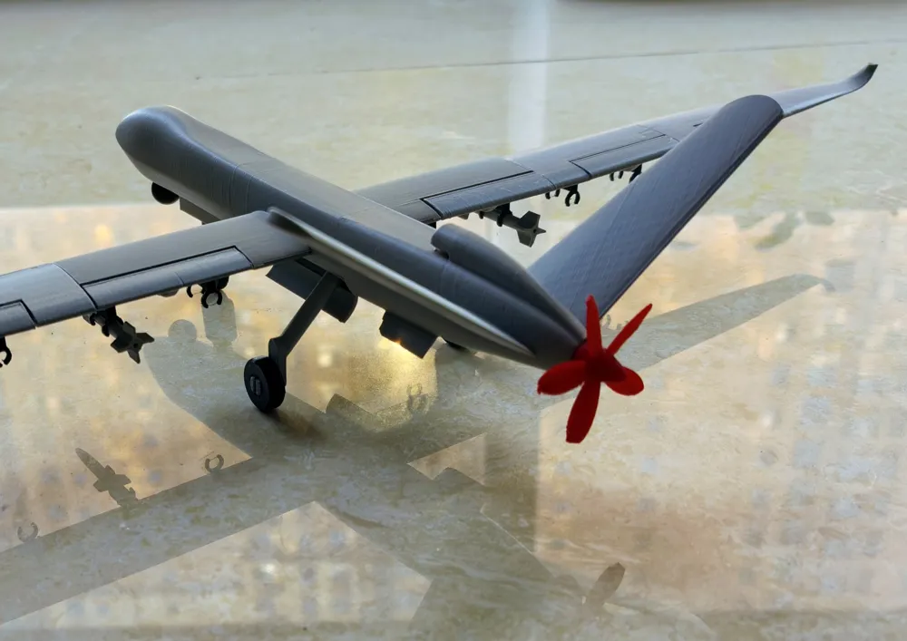 9.3 Parade Wing Loong 3 UAV - Free 3D Print Model - MakerWorld