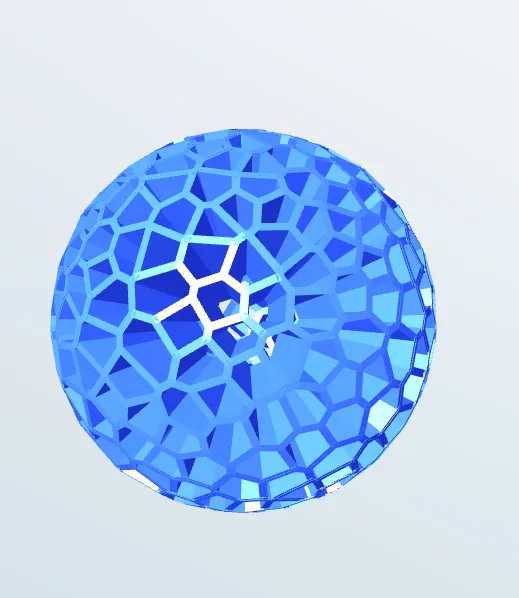 TPU Massage Ball (Voronoi) - Free 3D Print Model - MakerWorld