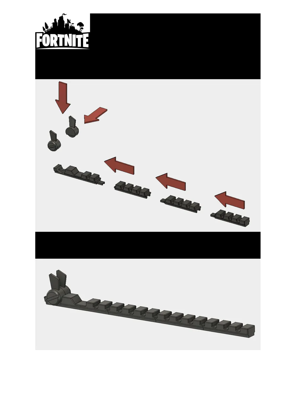 Fortnite Scar real size - Free 3D Print Model - MakerWorld