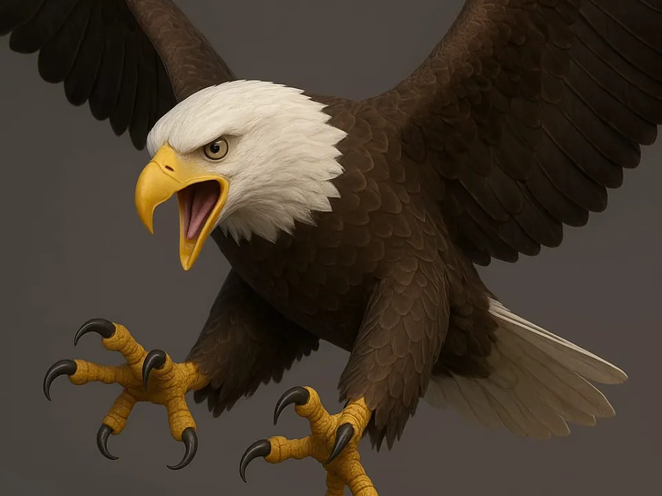 águia em ataque - Modelo gratuito para impressão 3D - MakerWorld