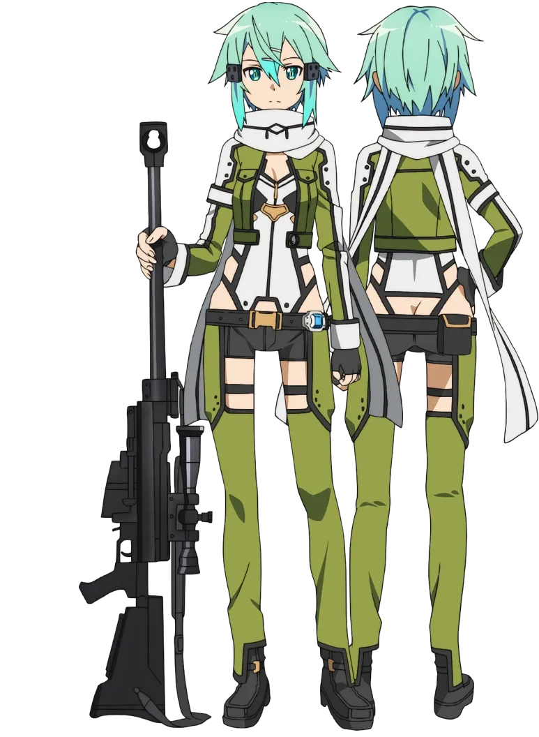 Sinon from Gun Gale Online - Free 3D Print Model - MakerWorld