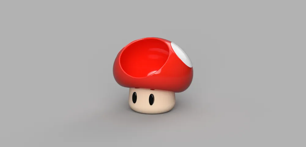 Mario Mushroom Open-Top Box by user_3734785101 MakerWorld: Download ...