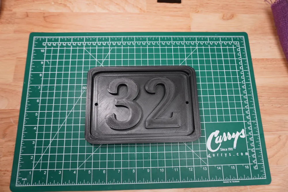 House Plate Number 32 by _ThunderBird_ MakerWorld: Download Free 3D Models