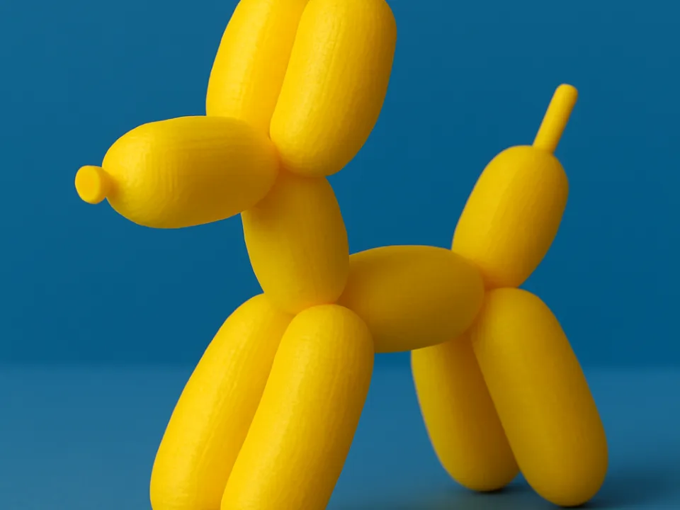 Balloon Dog 3d Art - Free 3D Print Model - MakerWorld