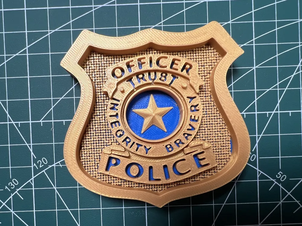 Zootopia Police Department Badge (magnetic, badge, fridge magnet) by ...