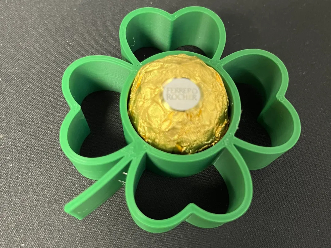 Ferrero Rocher Cloverleaf - Free 3D Print Model - MakerWorld
