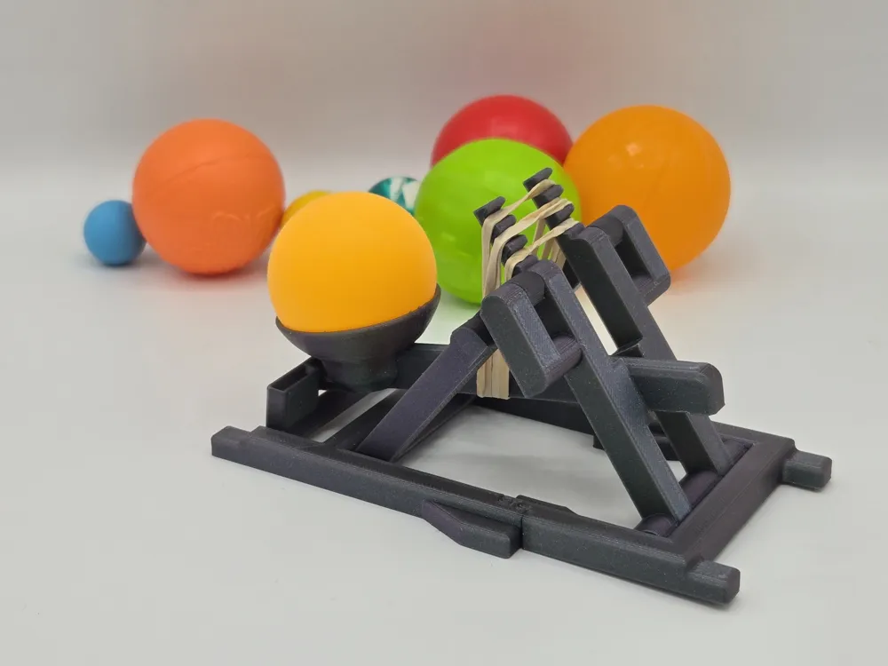 Print in Place Pop-up Catapult w/ Trigger - Free 3D Print Model ...