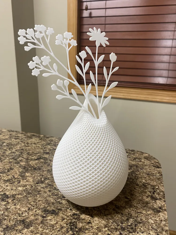 2D flowers for vase - Free 3D Print Model - MakerWorld