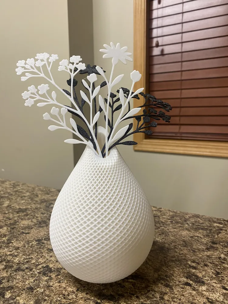 2D flowers for vase - Free 3D Print Model - MakerWorld
