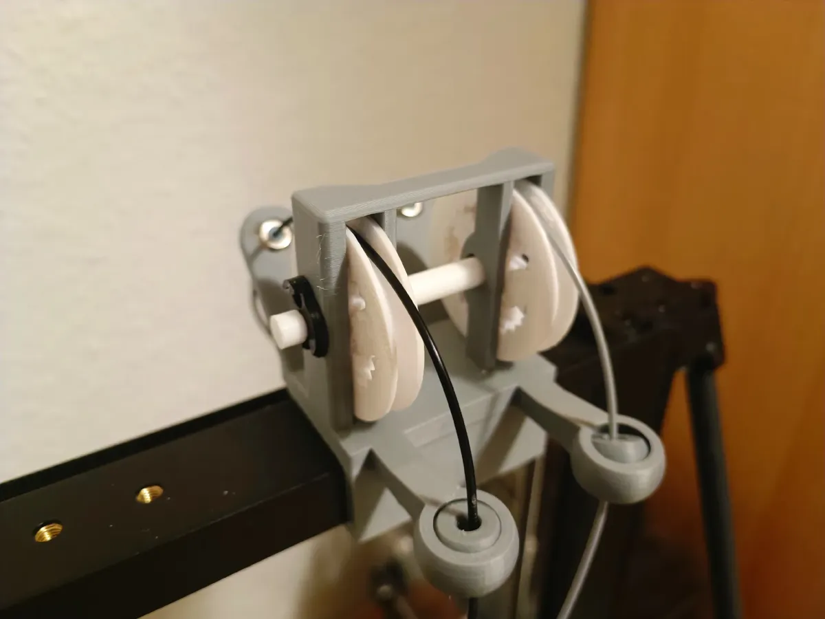 Double Filament Guide, Ender 3 V3 SE KE, No Screws - Free 3D Print ...